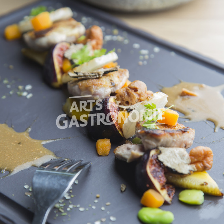 Recette : Filet de caille "légende d'automne" - Arts & Gastronomie