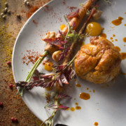 Recette : Gambas Cameron et brunoise de légumes au chorizo - Arts ...