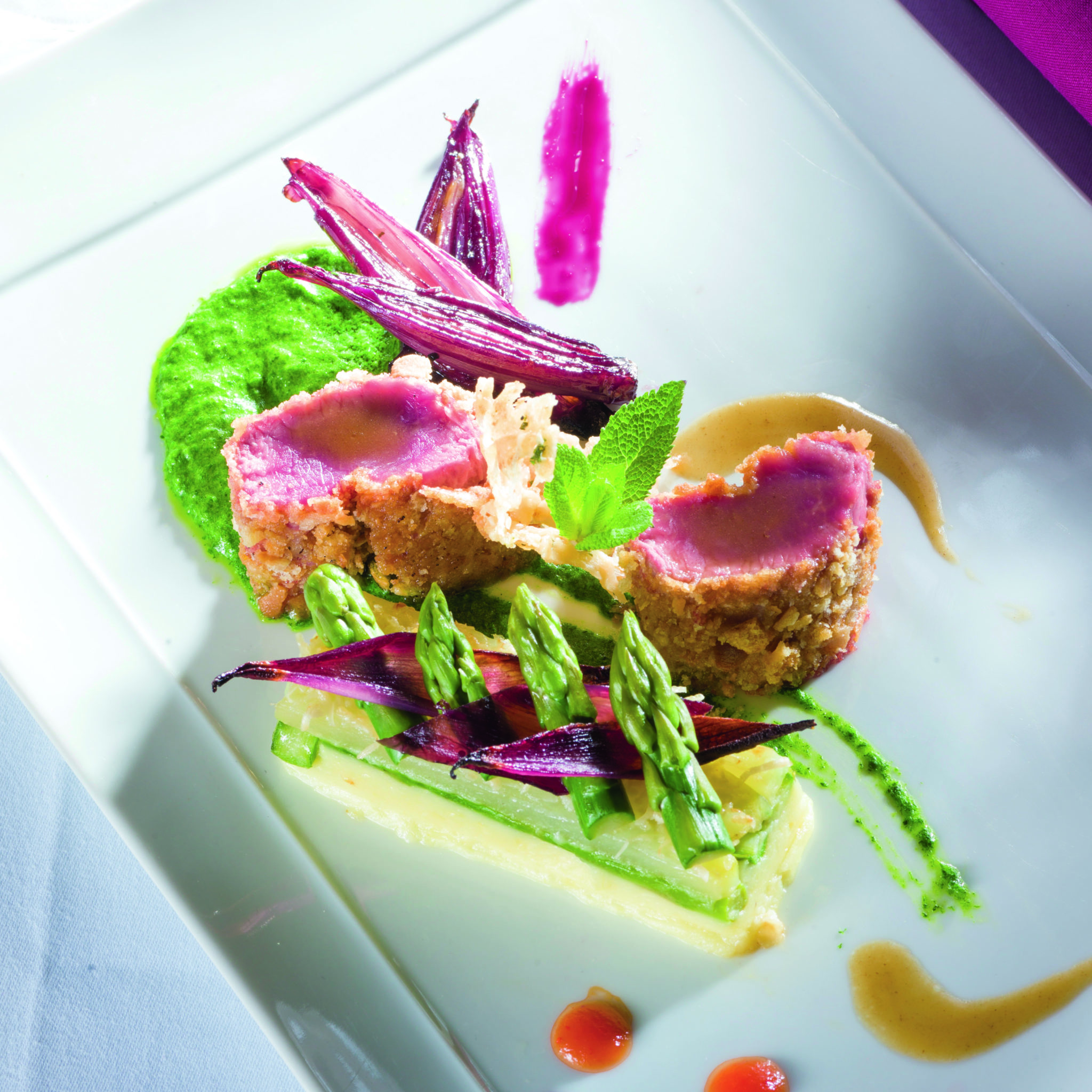 Recette : Filet d'agneau aux saveurs de campagne - Arts & Gastronomie