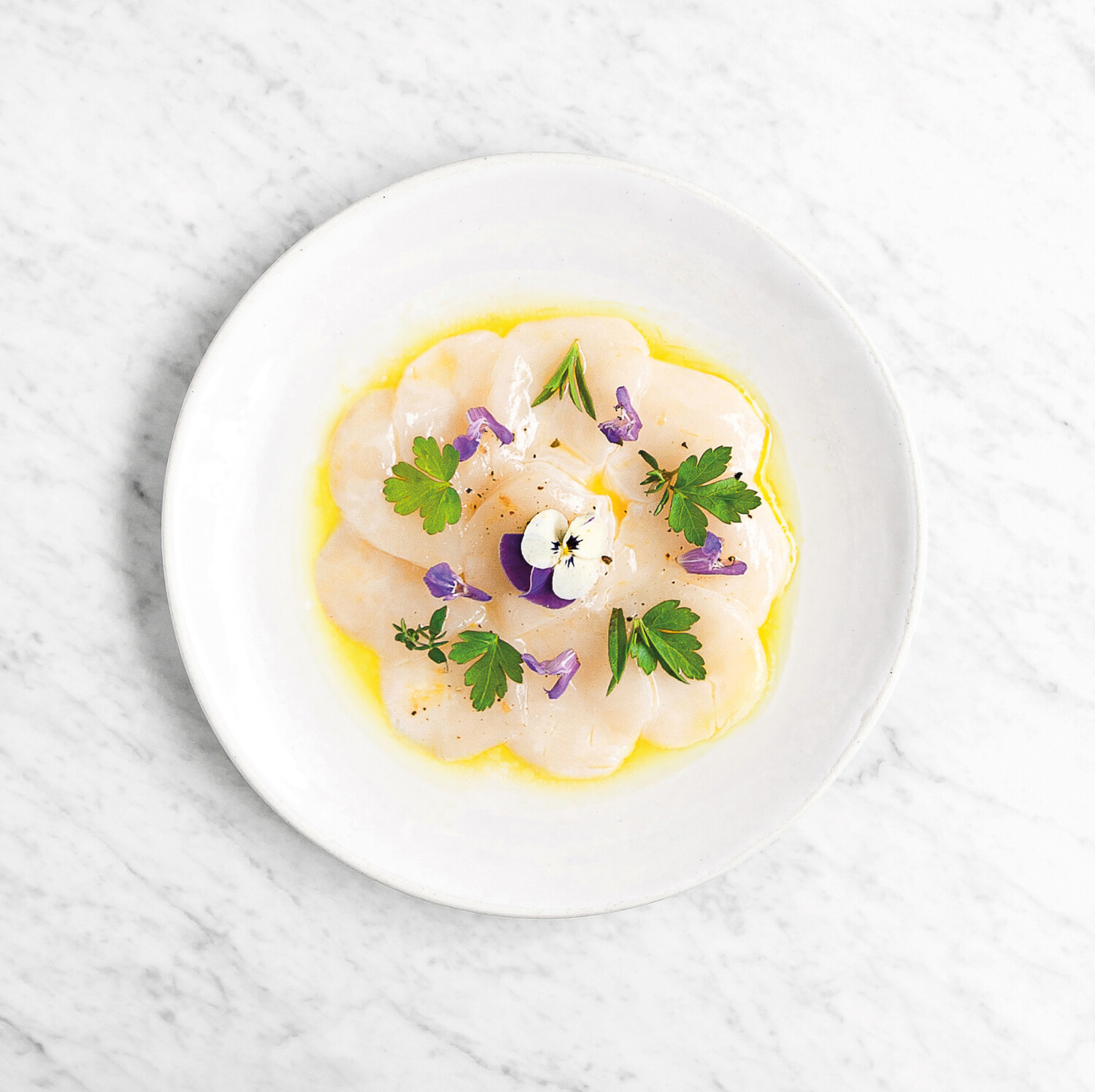 Recette : Carpaccio de Saint-Jacques - Arts & Gastronomie