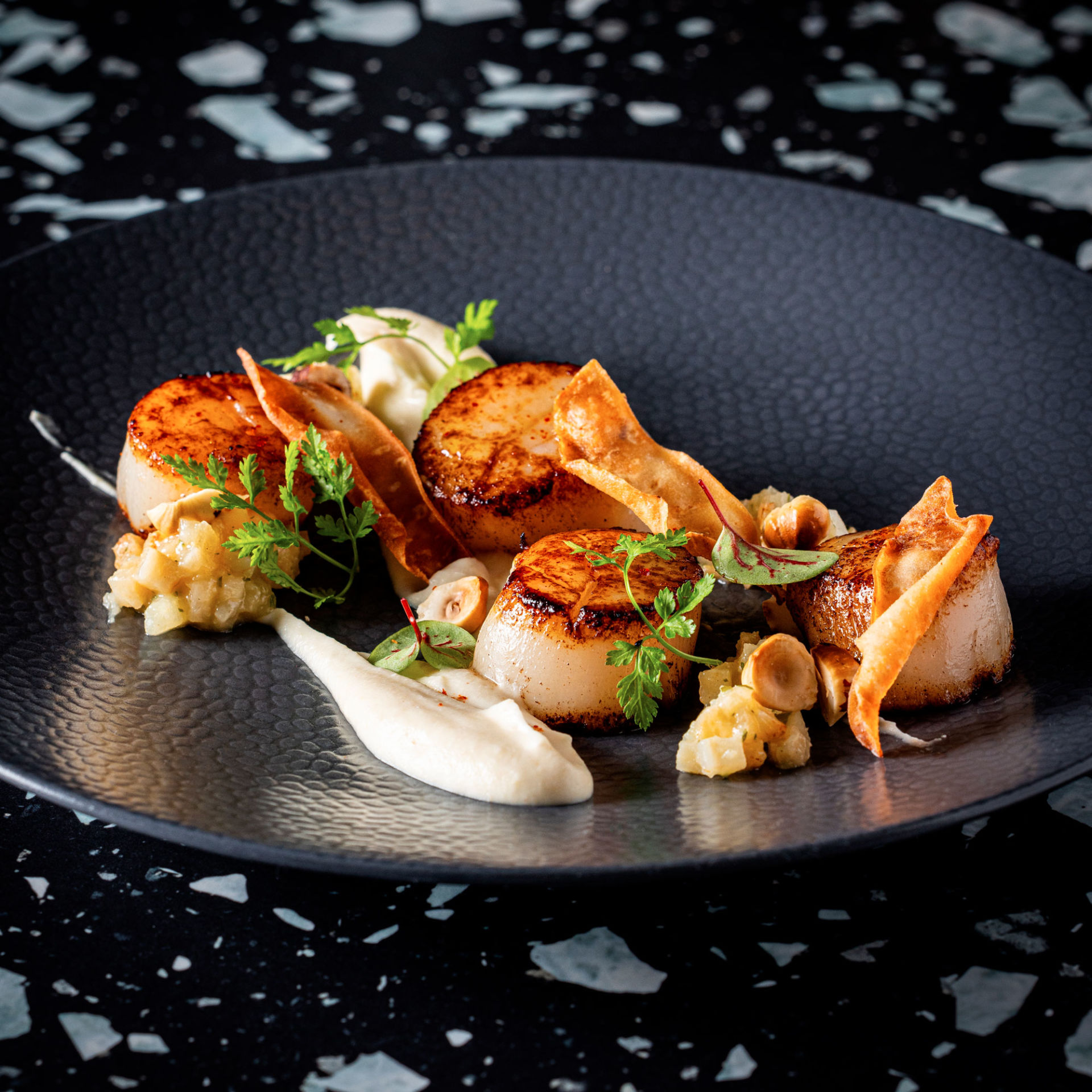 Recette : Saint-Jacques snackées - Arts & Gastronomie